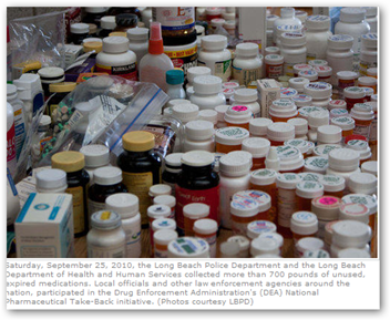 First Annual DEA Drug Take Back Day Yielded 700 Pounds of Unused and ...